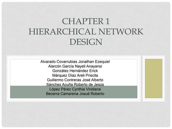 Cisco's Three-tier Hierarchical Network Model | PPT