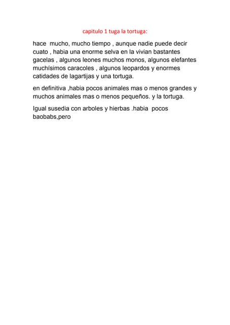 El cuento de la tortuga | PDF