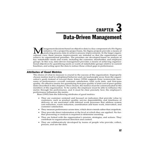 Data Driven Management | PDF