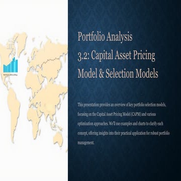Capm and process in selection of modelss | PPTX