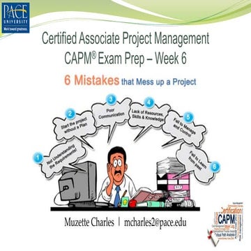 CAPM Week 6 Final Review | PPTX