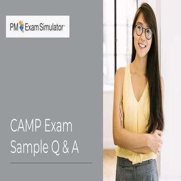 Free CAPM Exam Sample Question of the Week | PDF