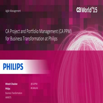 CA Project and Portfolio Management (CA PPM) for Business ...