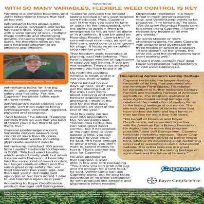 Capreno Corn Herbicide_2012 Man vs. Weed Advertorial Series Wisconsin | PDF