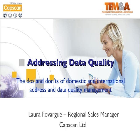 Data & Marketing Analytics Theatre; Address Quality Management - The ...