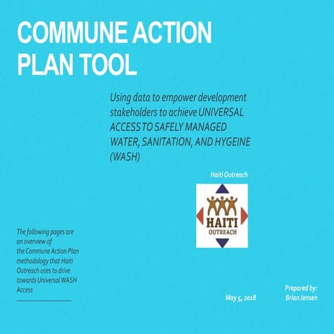 Commune Action Plan tool | PPTX
