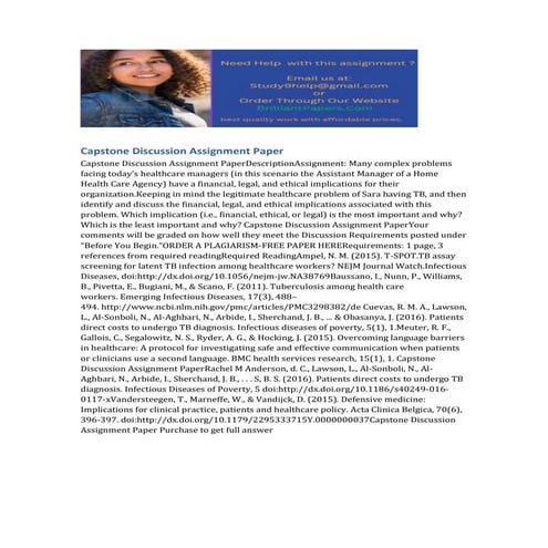 Capstone Discussion Assignment Paper.docx