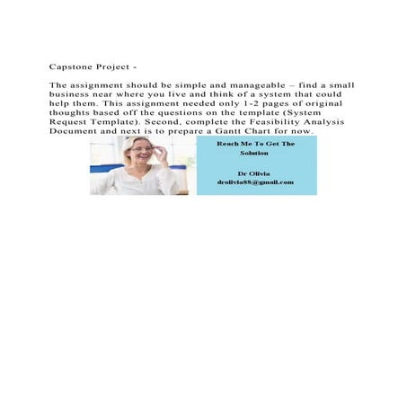 Capstone Project -The assignment should be simple and manage.docx