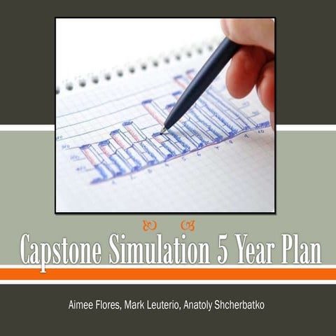 Capstone Simulation 5-Year Plan | PPT