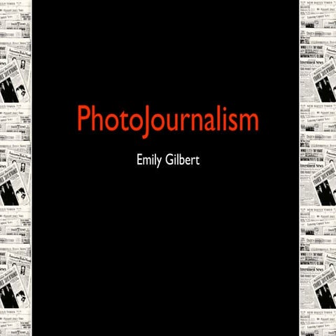 Photojournalism Slideshow | KEY