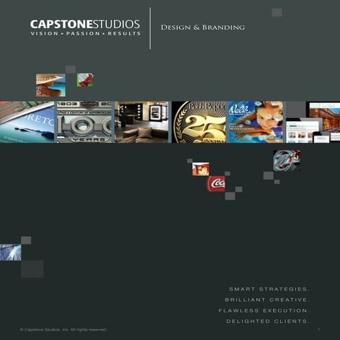 Capstone Design & Branding Portfolio at a glance | PDF