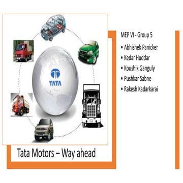 Case Study : Tata Motors : Becoming a global contender | PPTX ...