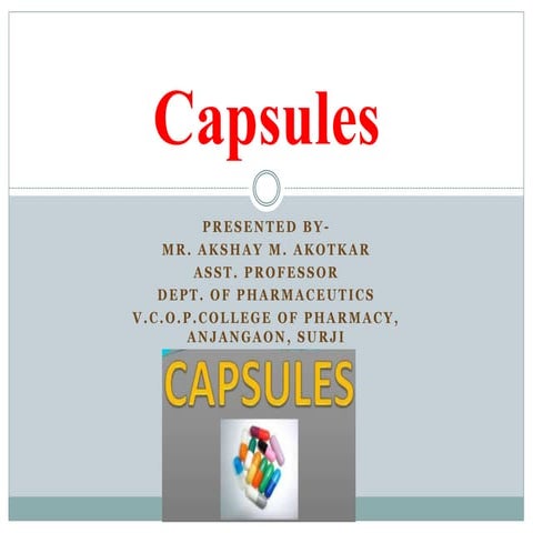 Capsules | PPTX