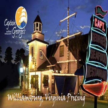 Captain Georges Seafood Restaurant Pricing | PPTX
