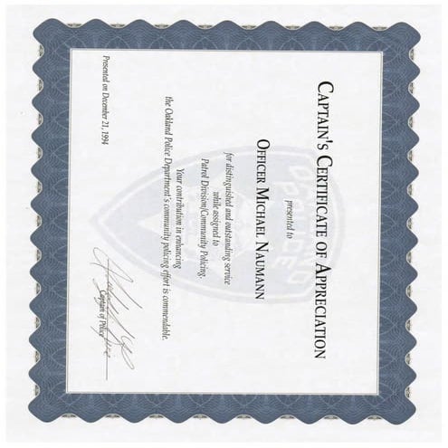 Captains Certificate of Appreciation | PDF