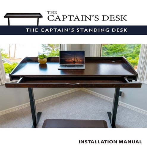Captain's Desk Standing Desk Instruction Manual | PDF | Computer ...