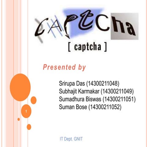 Captcha | PPT