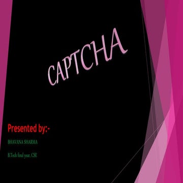 Captcha | PPTX
