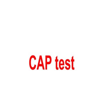 CAP test.ppt