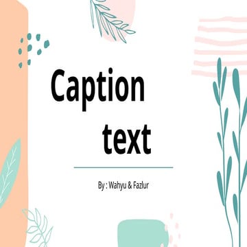 Caption Text about Social Media Post in Internet | PPTX