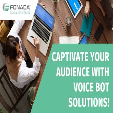 Captivate your audience with voice bot solutions | PPTX