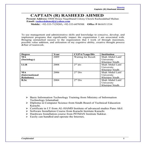 Sam resume | DOCX