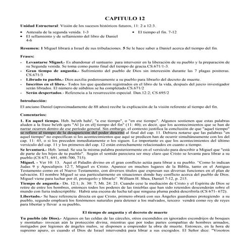 DANIEL | Capítulo 12 | PDF