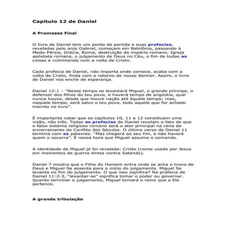 Capítulo 12 de daniel | DOCX