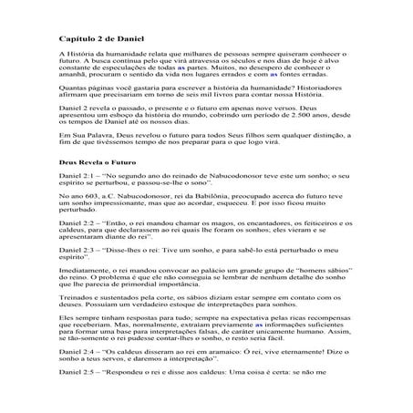Capítulo 2 de daniel | DOCX