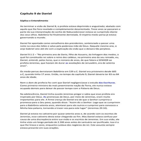 Capítulo 9 de daniel | DOCX