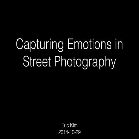 Capturing Emotions and Interacting with Subjects in Street Photography ...