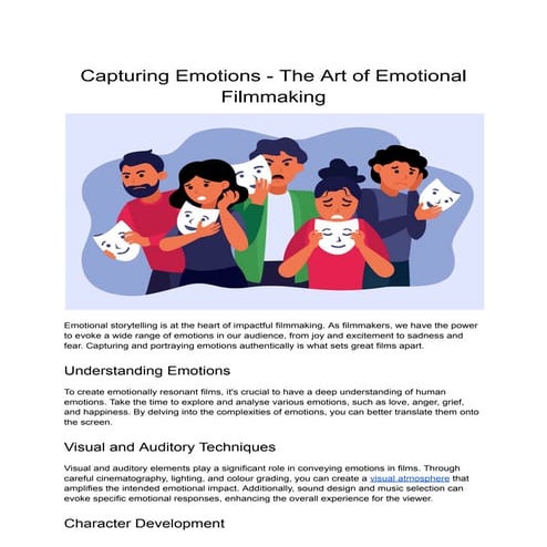 How Movies Influence Our Emotions and Thinking | PDF