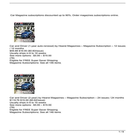 Car Magazine | PDF