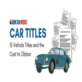 Car Titles: 15 Vehicle Titles and the Cost to Obtain | PDF