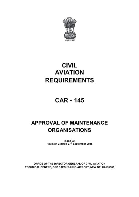 Car 145 NOTE | PDF