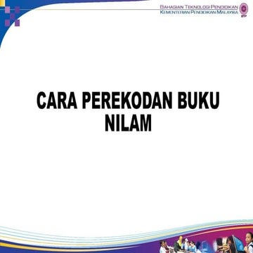 Cara perekodan nilam | PDF