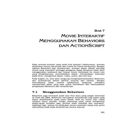 Cara ampuh menguasai macromedia flash mx 2004 | PDF