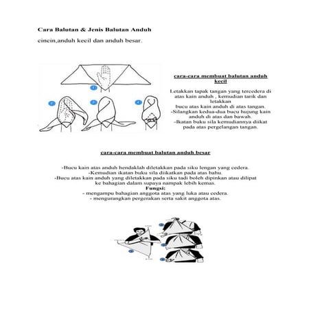 Cara balutan anduh | DOC