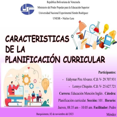 CARACTERISTICAS DE LA PLANIFICAION CURRICULAR.pptx