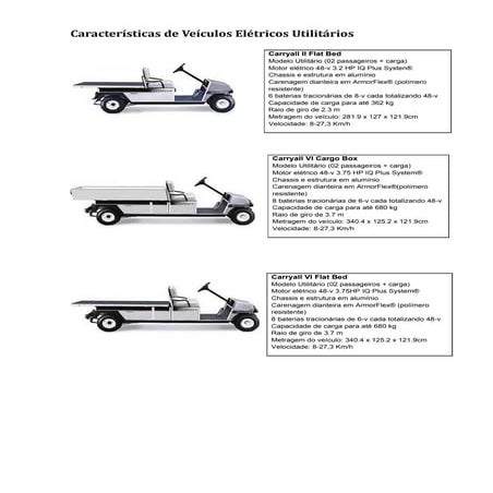 Caracteristicas veiculos utilitarios_2 | PDF