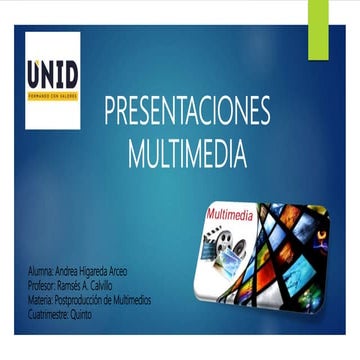Características del diseño multimedia | PPTX