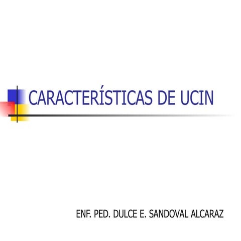 Características de ucin | PPT