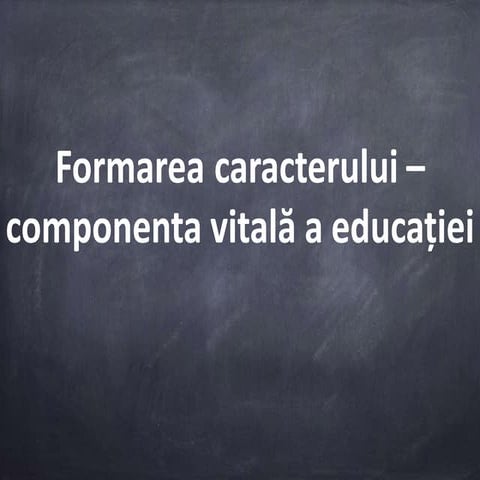 Caracterul si lauda - consiliu crw | PPT