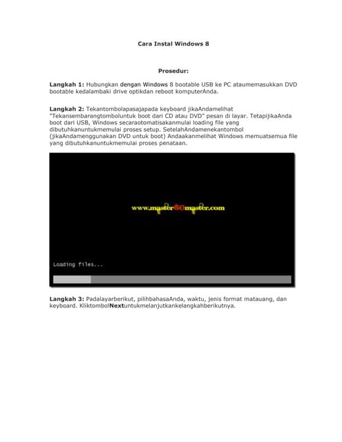Cara install windows 7 lengkap dengan gambar | PDF