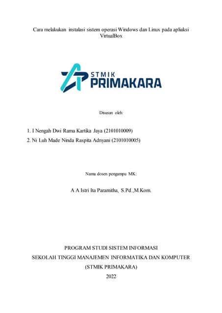 Laporan praktikum linux | PDF