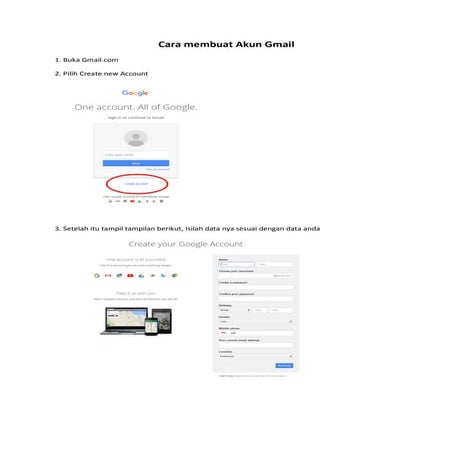 Cara membuat email di gmail | PDF