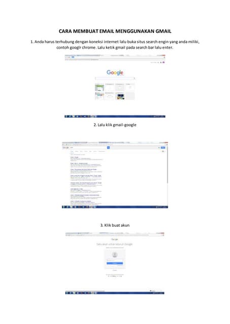 Cara membuat email di gmail | PDF