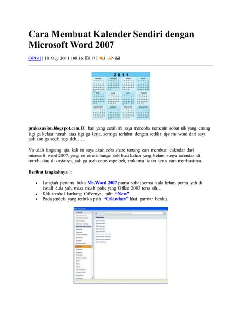 Kalender kegiatan harian bertani organik | DOC