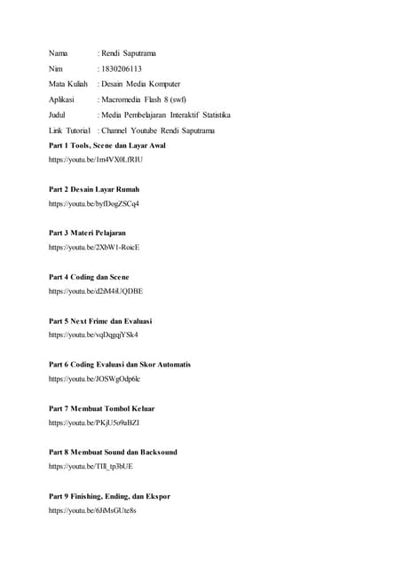 Praktikum Action Script | PDF