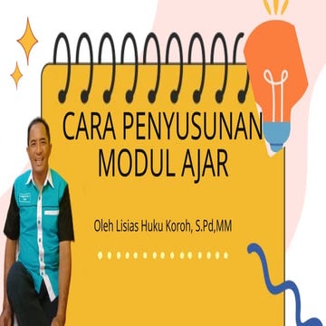 cara membuat modul ajar untuk guru kelas.pptx